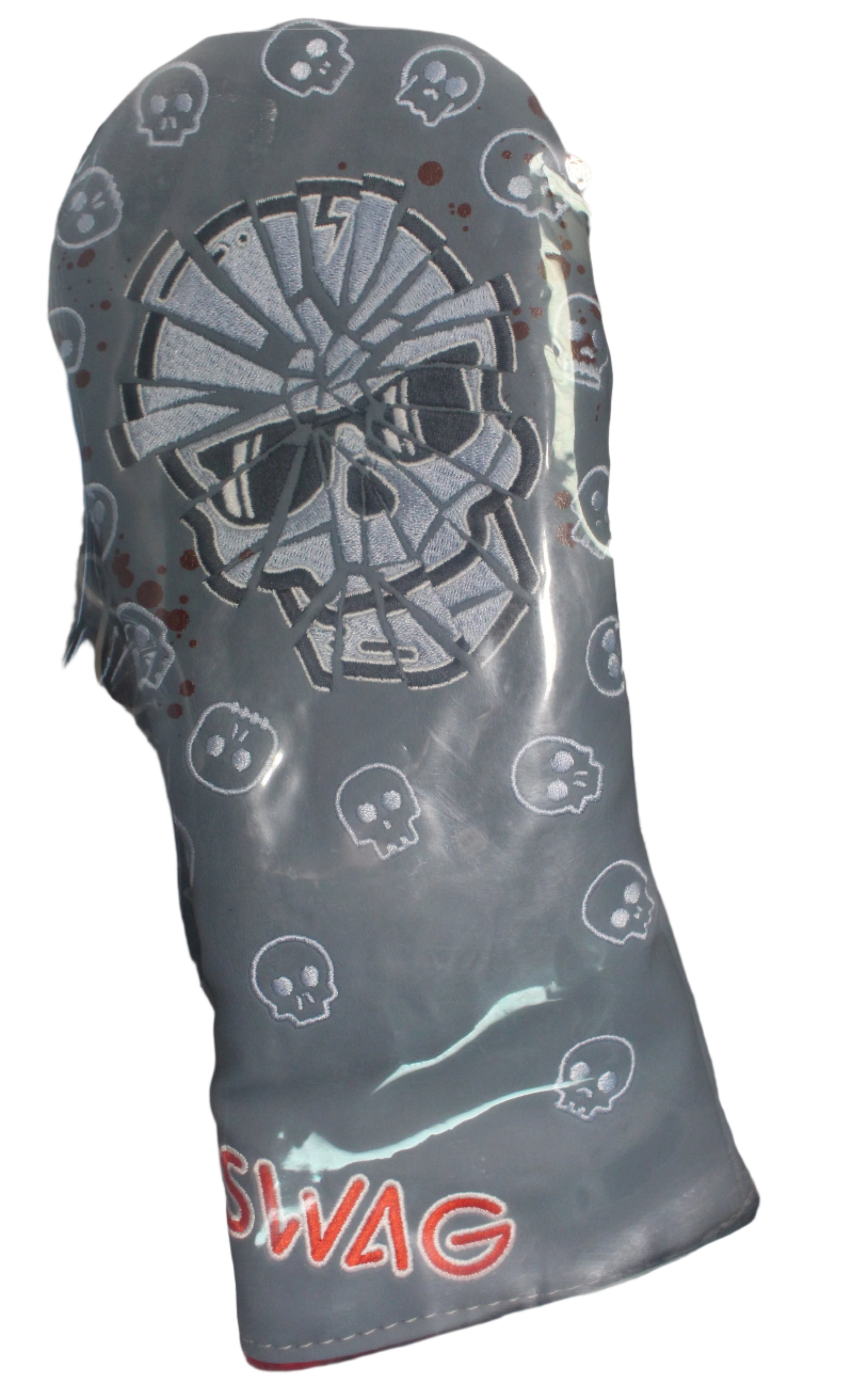 Swag Golf - Shatter Skull Grey Fairway Wood Headcover *opened, no bag ...