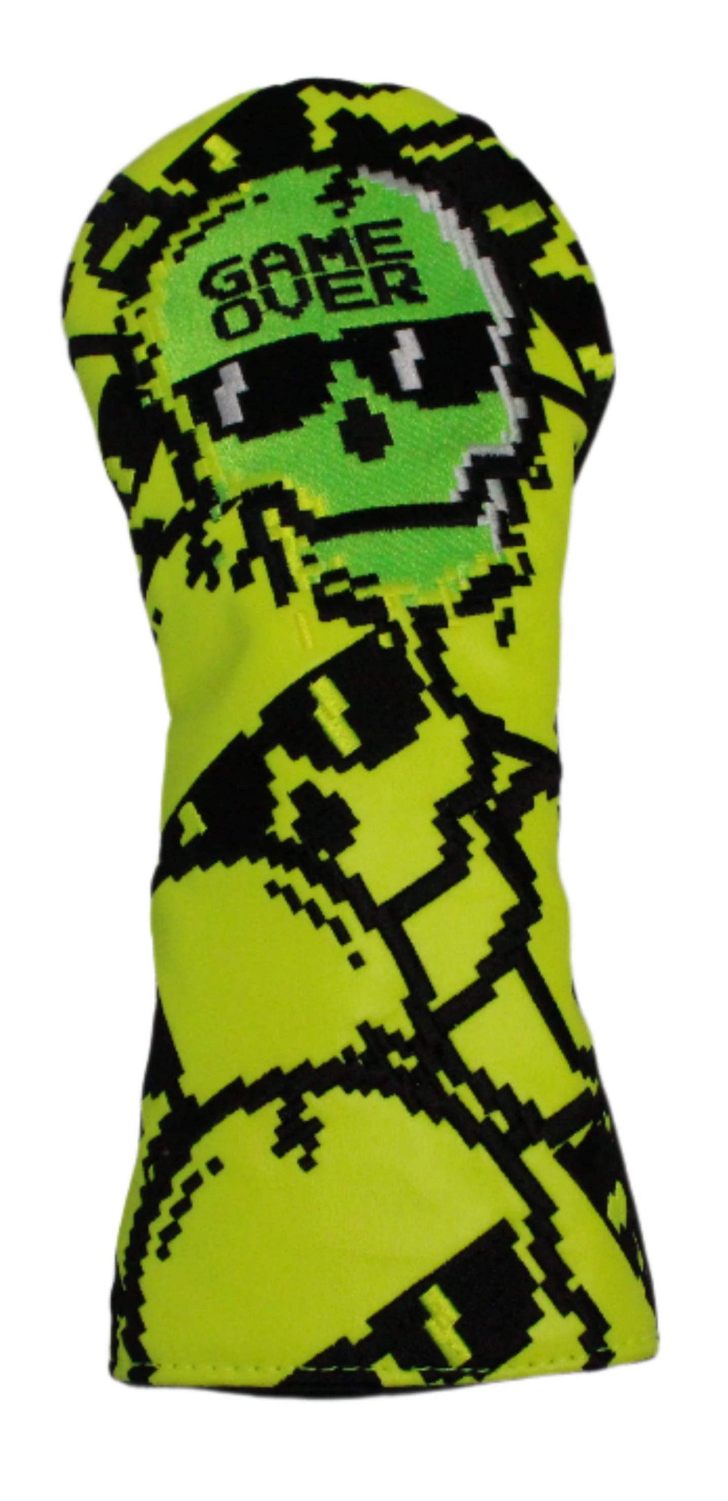 Swag Golf - Neon Green/Yellow "Game Over" Stacked Skulls Fairway Wood ...