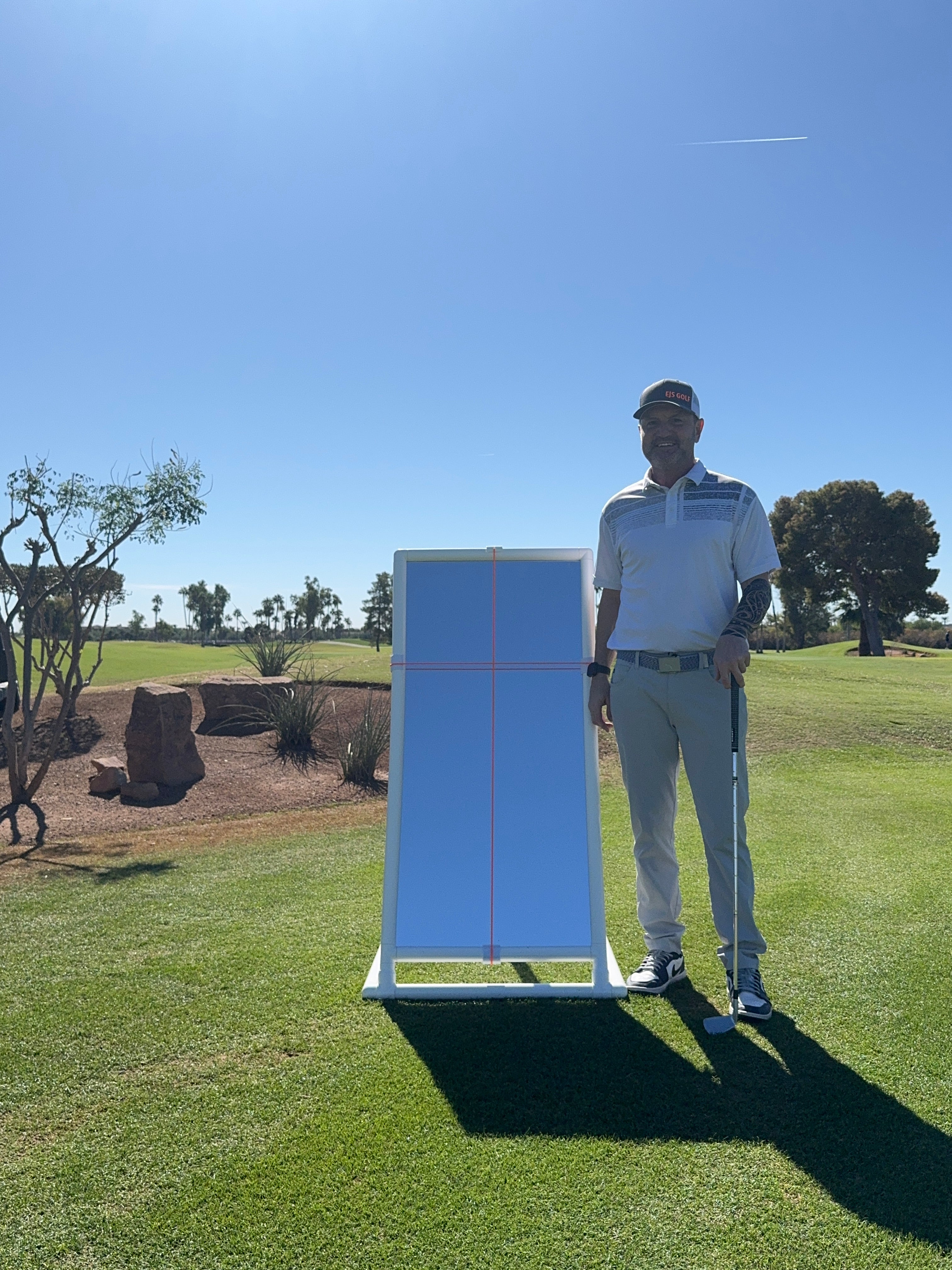 PVC Golf Training Mirror (2'x4') - Full Length Teaching & Training Gol ...